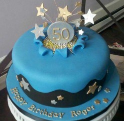 Blue Star Birthday Cake | Sweet Discoveries